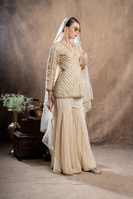 GOLD SHARARA SET – AZULI BY NIKKI